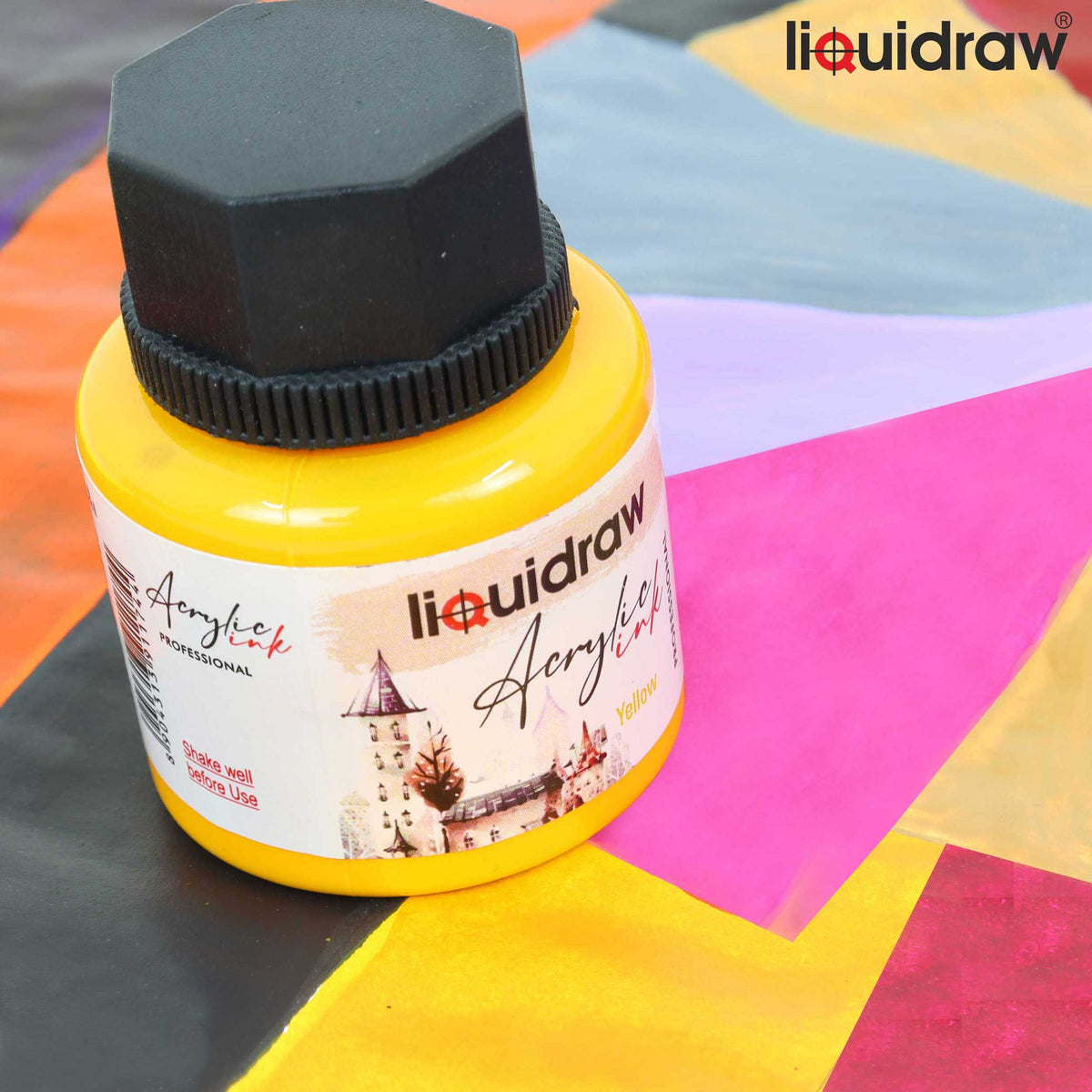 Liquidraw Acrylic Inks for Artists Set of 20 Waterproof Ink Set 35ml P